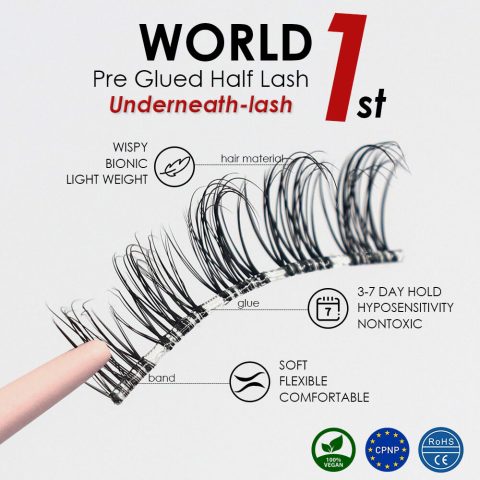 Pre Glued Lashes 3-7 Days Lasting Waterproof Top 1 Factory